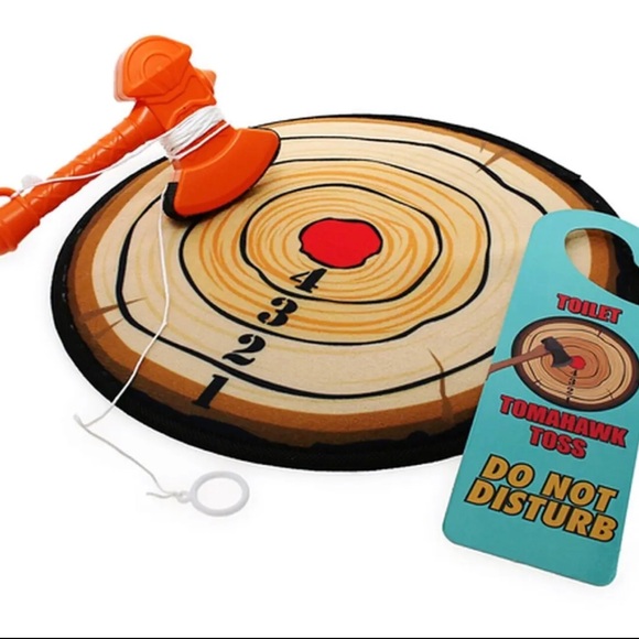 Games | Toilet Potty Tomahawk Toss Game Target Dartboard Funny Gag Joke ...